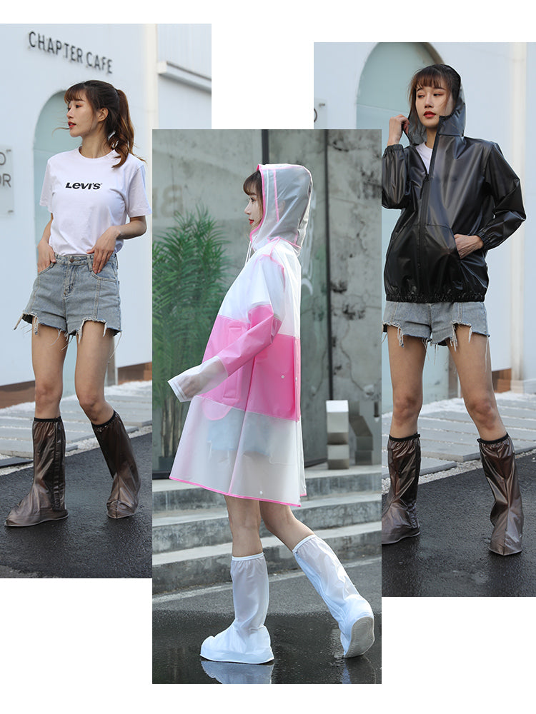 Shoe Rainy Foot Cover Waterproof Non-slip Thick Flood Wear-resistant ...