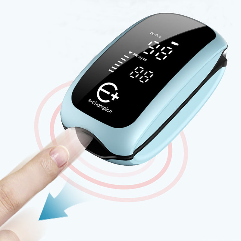 Fingertip Finger Clip Heart Rate Blood Pulse Detector Rechargeable Oxi ...