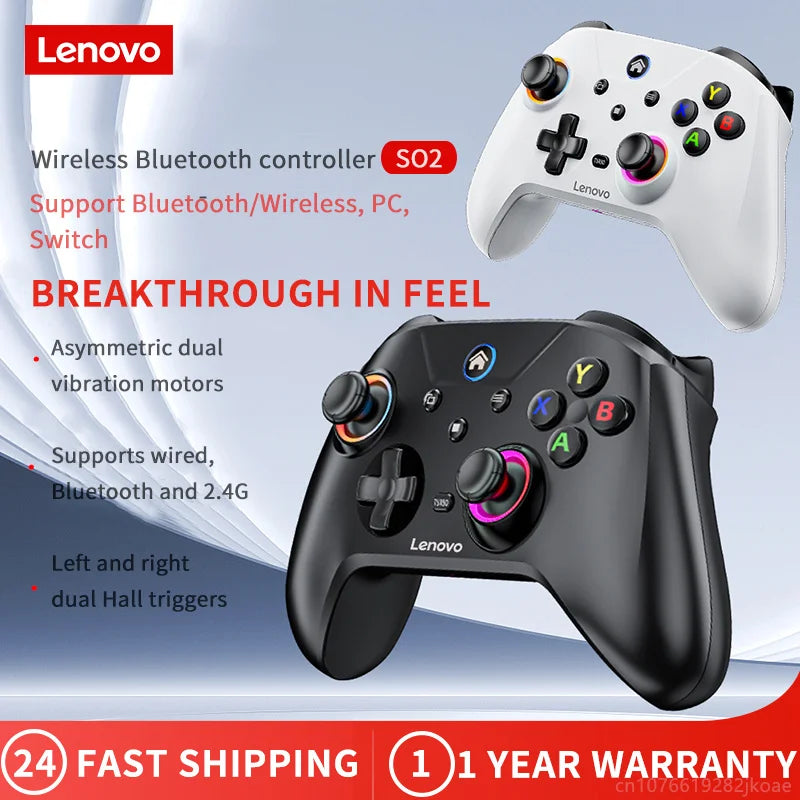 New Lenovo S02 Wireless Bluetooth RGB Controller for Nintendo Switch O ...