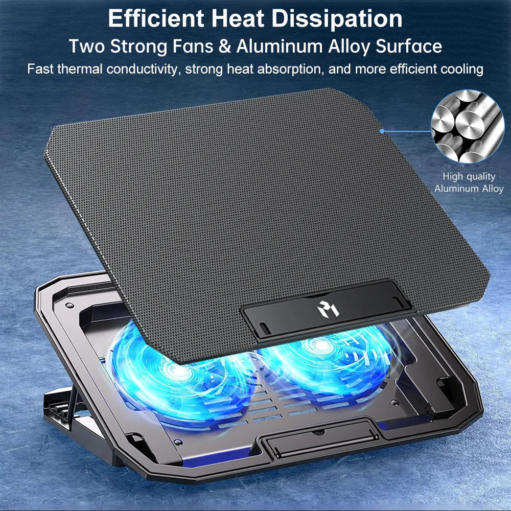 Gaming Laptop Cooler For MacBook Air Pro Dell 12-16 Inch Notebook Lapt ...