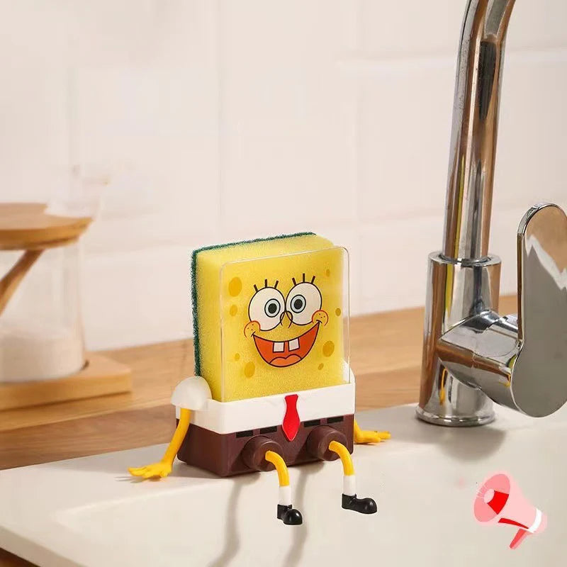 SpongeBob SquarePants Dish Washing Brush Sponge Kitchen Supplies Drain ...