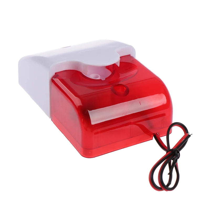 120 DB Flash LED Strobe Light Wired Siren 12V/ 5V /24V /220V Work For ...