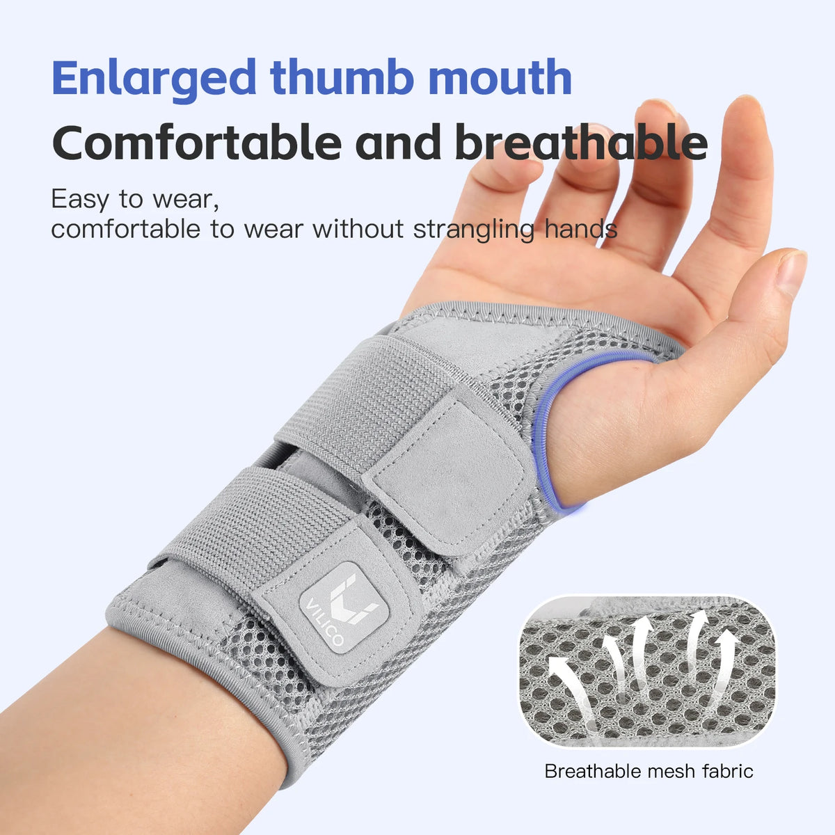 Finger Joint Pain Tendon Sheath Adjustable Dual Strap Wrist Guard with ...