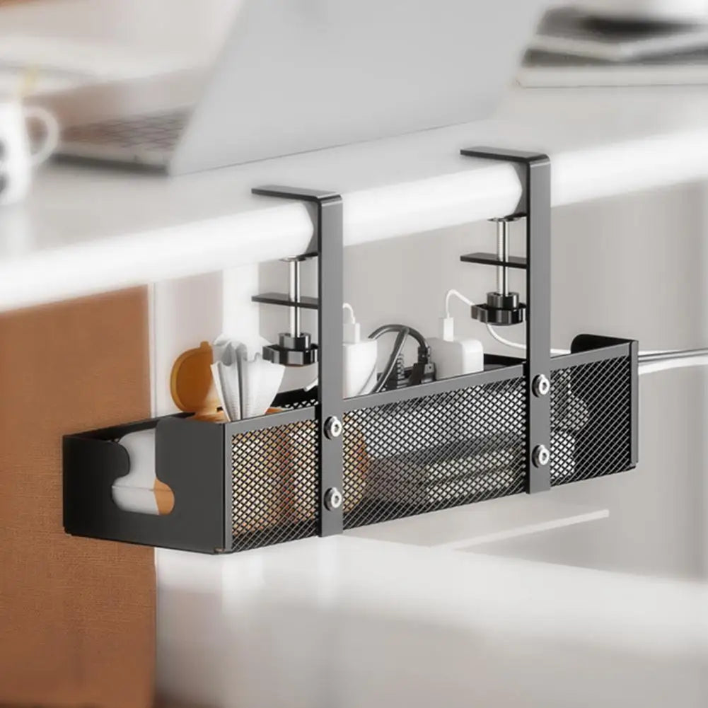 Tool-free Wire Organizer Desktop Wire Organizer Metal Cable Tray Power ...