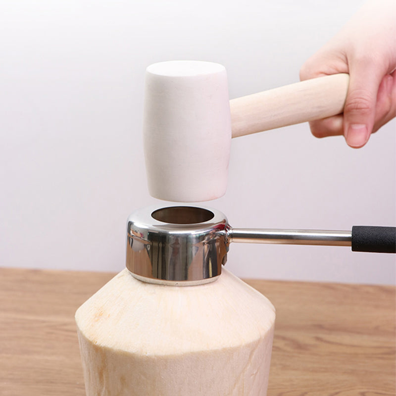 Coconut Shell Opener 304 Stainless Steel Big Mouth Tool Household Coco ...