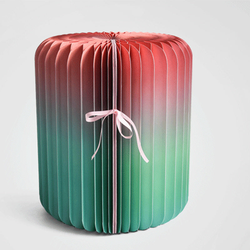 Creative Furniture Paper Stool Flow Color Folding Portable Home Living ...