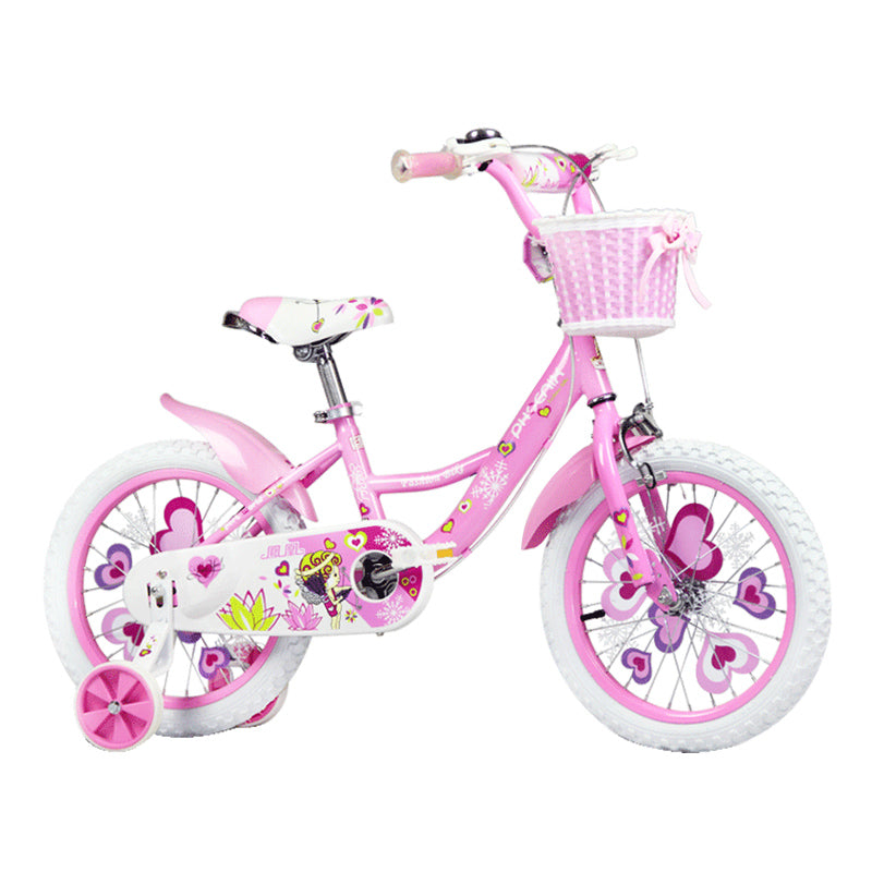 Children s Little Girl Bicycle Adjustable Height Sturdy Durable Bike P ottostore