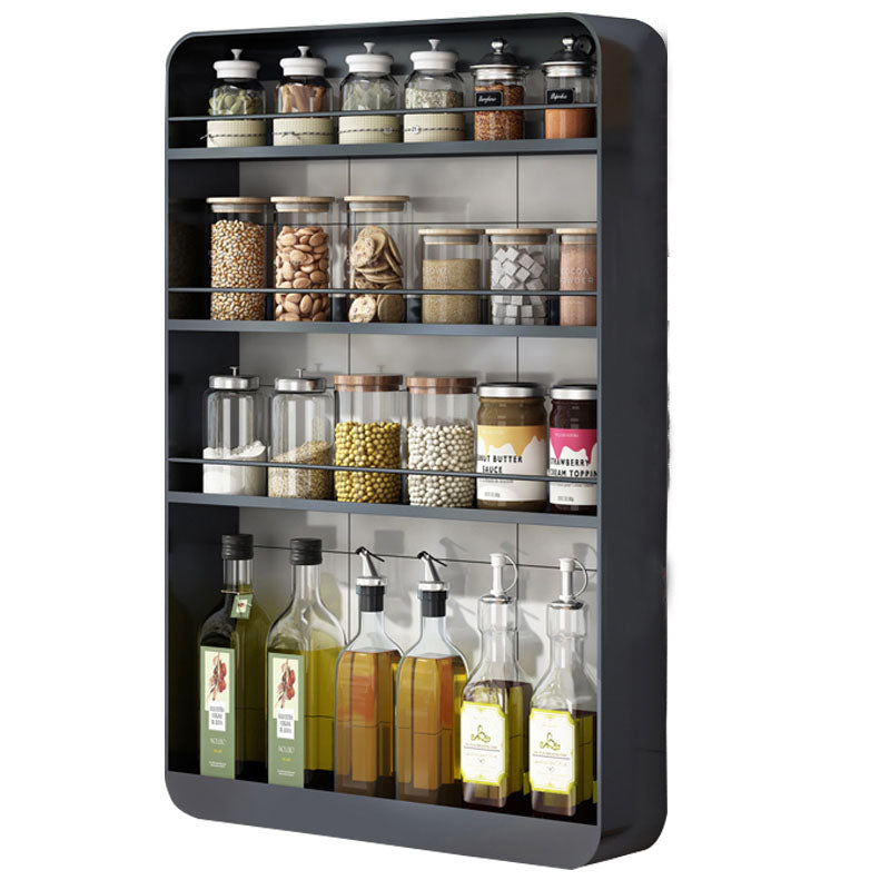 Upgraded Guardrail Kitchen Multifunctional Wall Spice Condiments Shelf ...