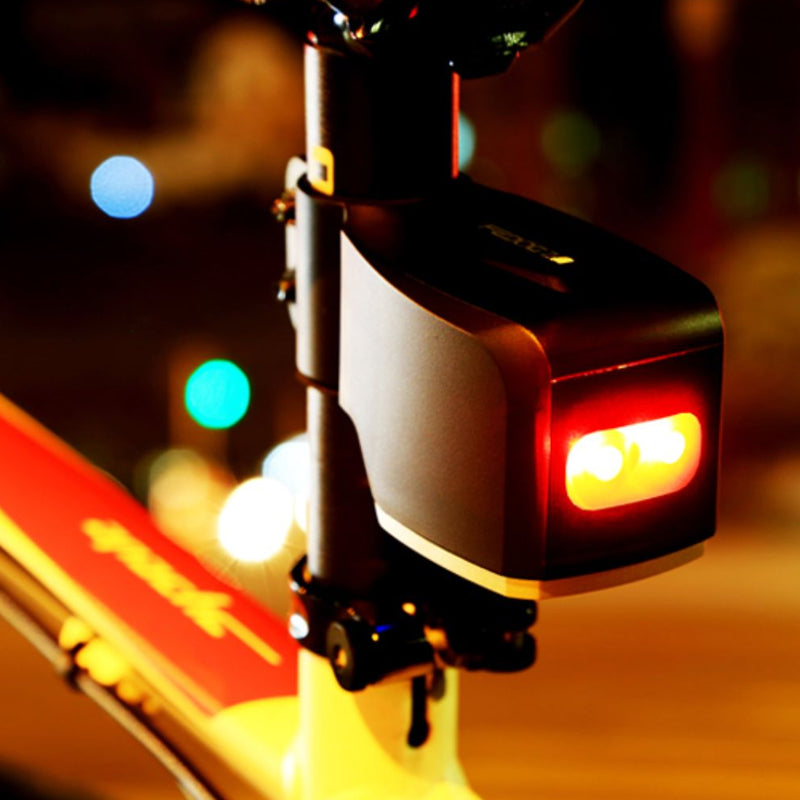Rechargeable USB Electric Bicycle Anti-theft Tail Light Remote Control ...