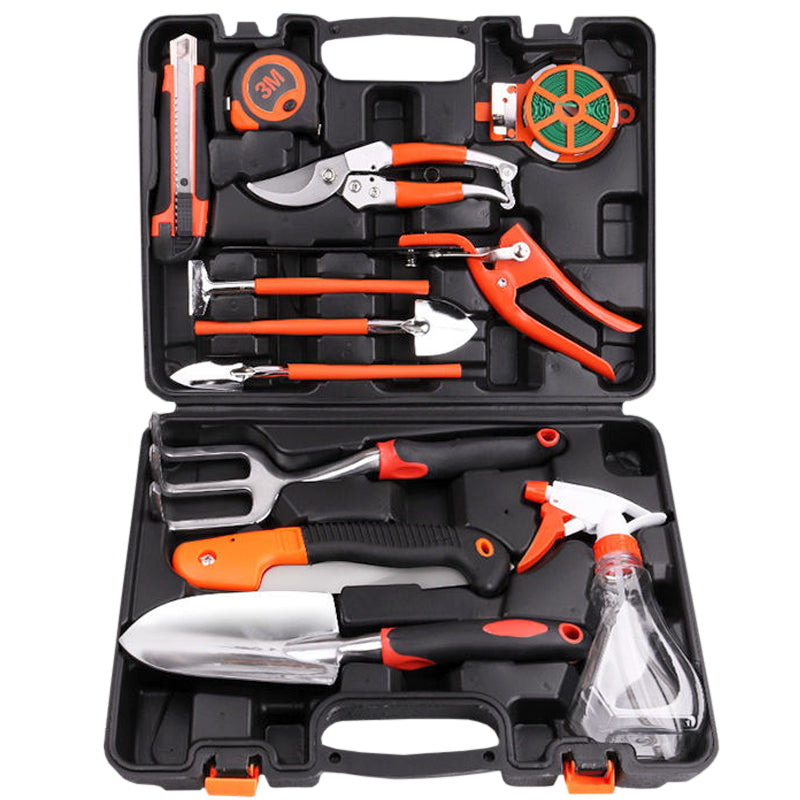 Set of 12 Gardening Tool Box Shovel Pruning Planting Flowers Plants ...