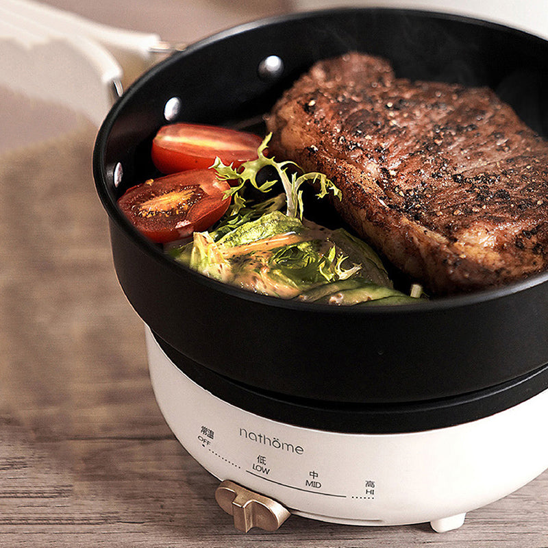 Portable Multi-function Electric Travel Cooker Frying Split Hot Pot Na ...