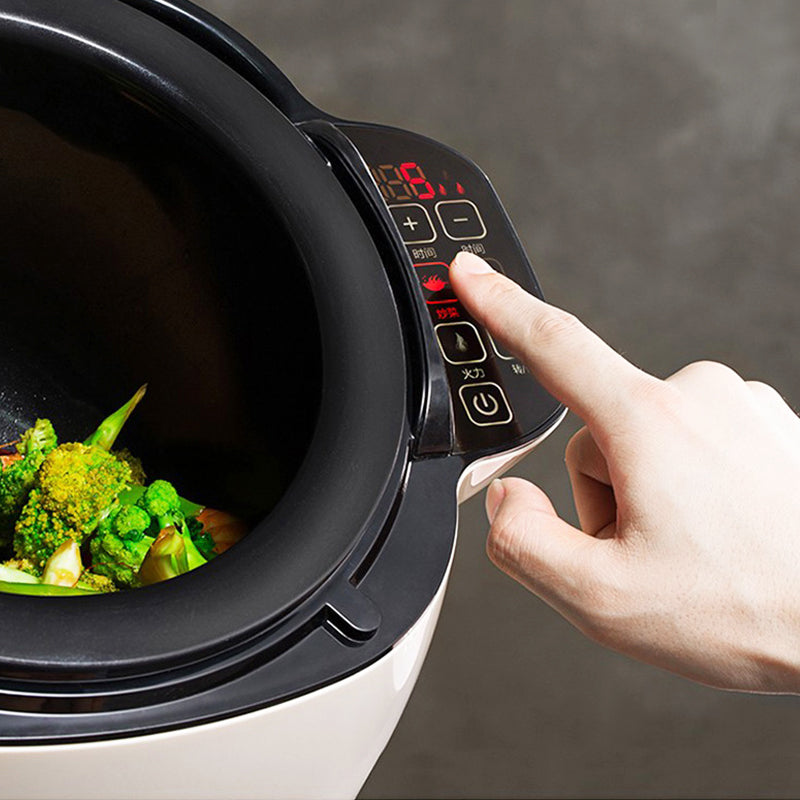 Smart Automatic IH Electromagnetic Heating Cooking Rotating Pot Cooker ...