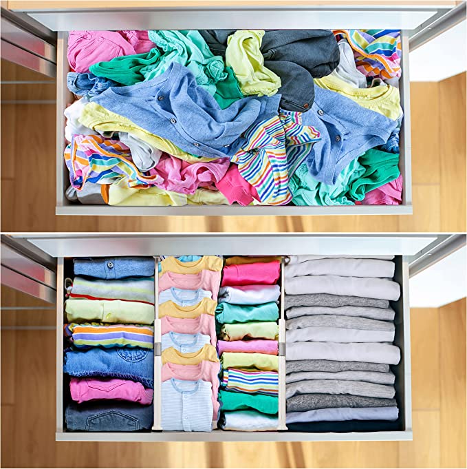 Multifunctional Drawer Divider Sliding Anti-slip Retractable Storage P ...
