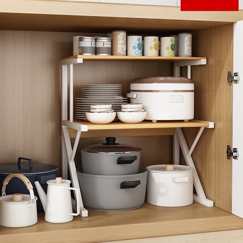 Kitchen Multi-layer Storage Shelf Microwave Rice Cooker Rack Counterto ...
