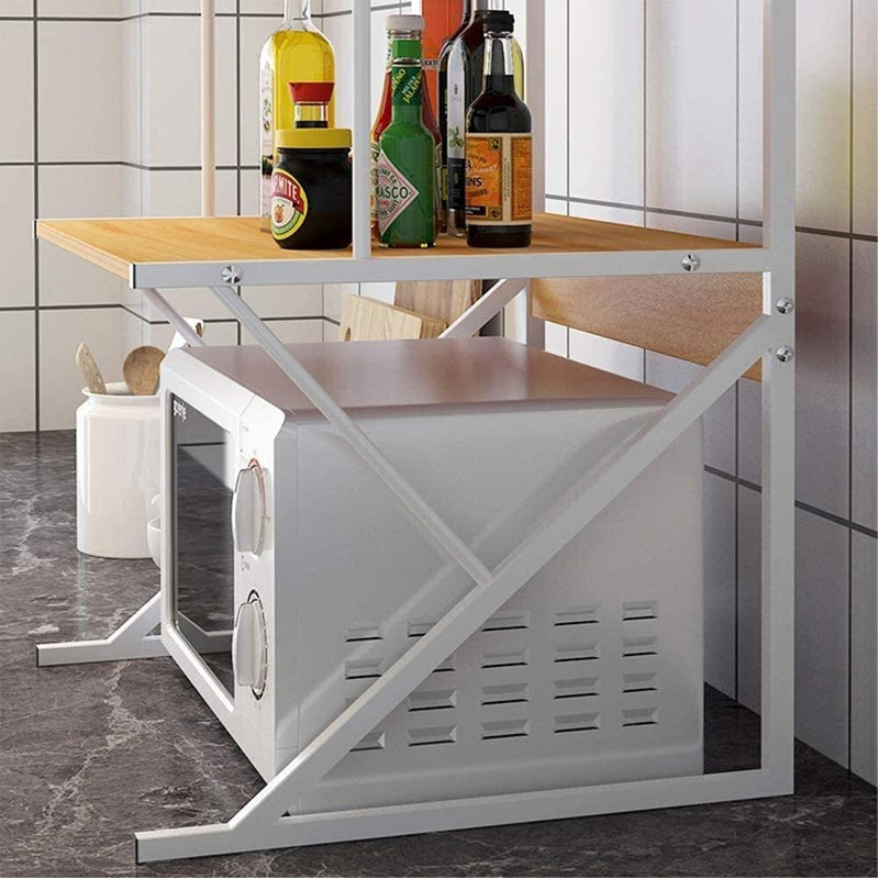 Kitchen Multi-layer Storage Shelf Microwave Rice Cooker Rack Counterto ...