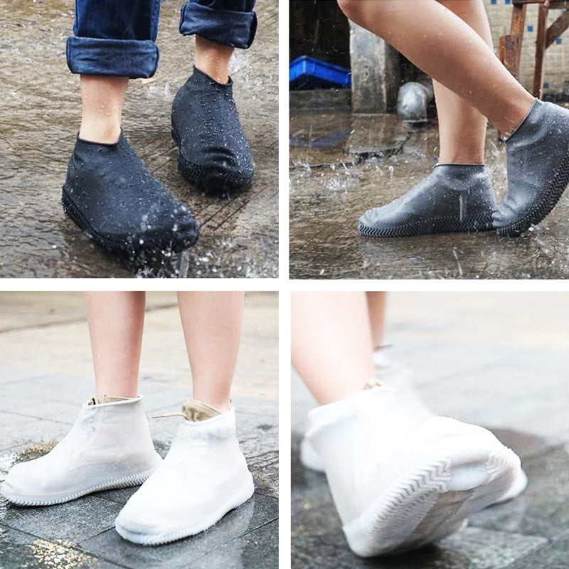 Reusable Foldable Rain Boots Shoe Cover Silicon Cover Portable Waterpr ...