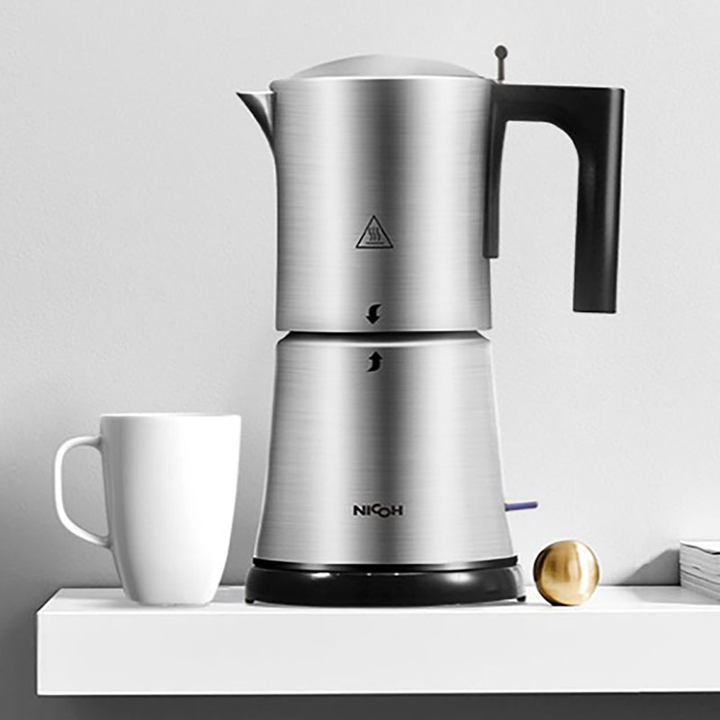 Electric Mocha Pot Concentrated Coffee Automatic Power-off Stainless S ...