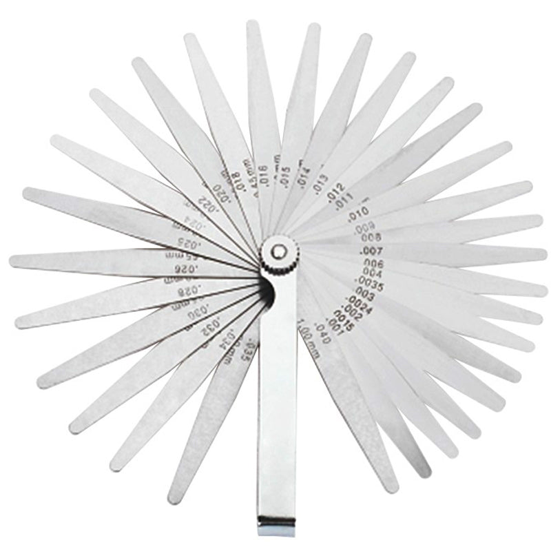 Stainless Steel Feeler Gauge Ruler High-precision Metric Imperial Meas ...