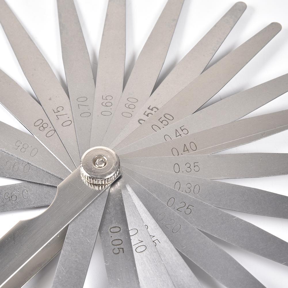 Stainless Steel Feeler Gauge Ruler High-precision Metric Imperial Meas ...
