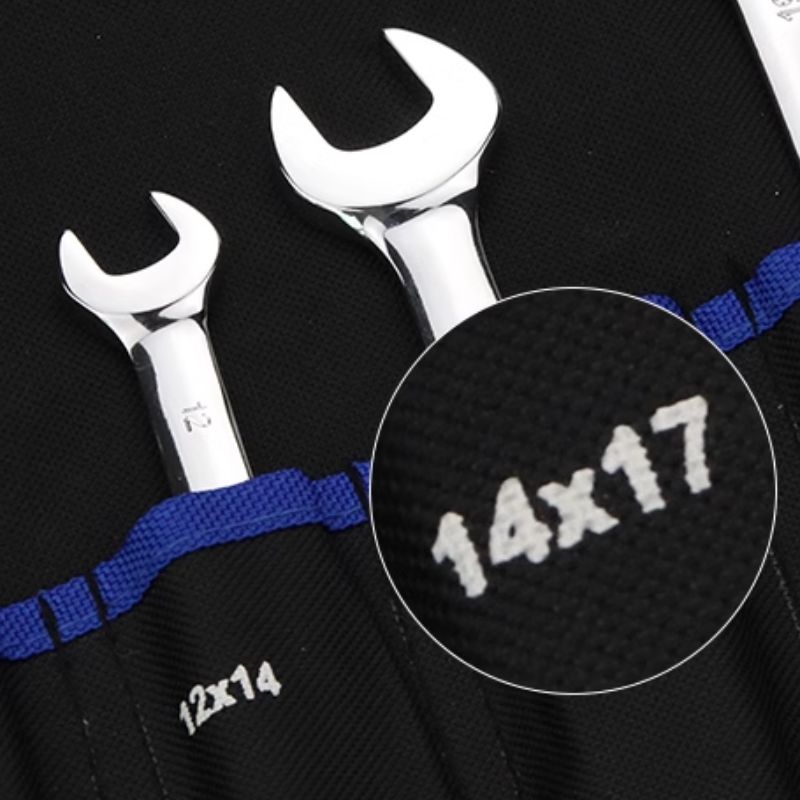 Open-end Double-ended Wrench Set Handy Hardware Tools Strong Torque 19 ...