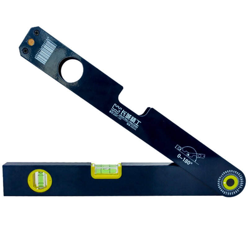 Angle Water Level Ruler Fluorescent Bubble Multi-function Measurement ...