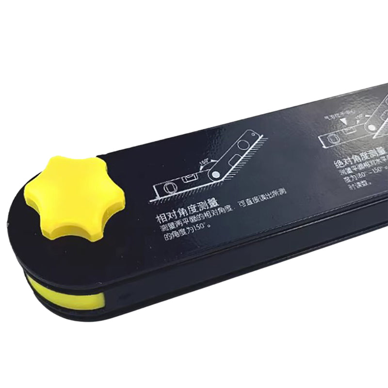 Angle Water Level Ruler Fluorescent Bubble Multi-function Measurement ...