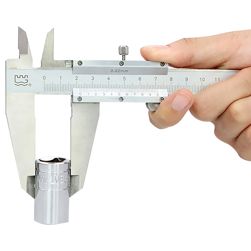 High Precision Mechanical Vernier Caliper Carbon Steel Laser-sprayed S ...