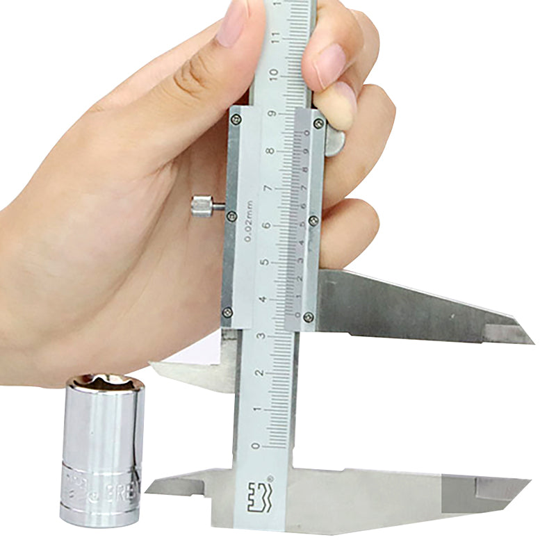 High Precision Mechanical Vernier Caliper Carbon Steel Laser-sprayed S ...