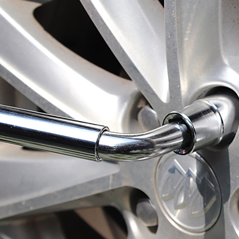 L-type Tire Socket Wrench Adjustable Telescopic Rod Chrome Vanadium St ...