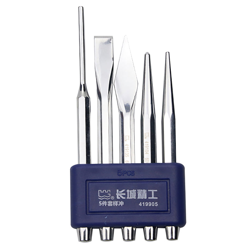 Cylindrical Full Set Fitter Flat Chisel Hollow Punch Tool Great Wall P ...