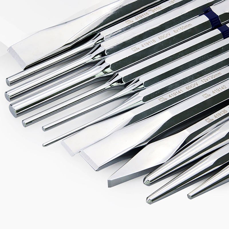 Cylindrical Full Set Fitter Flat Chisel Hollow Punch Tool Great Wall P ...