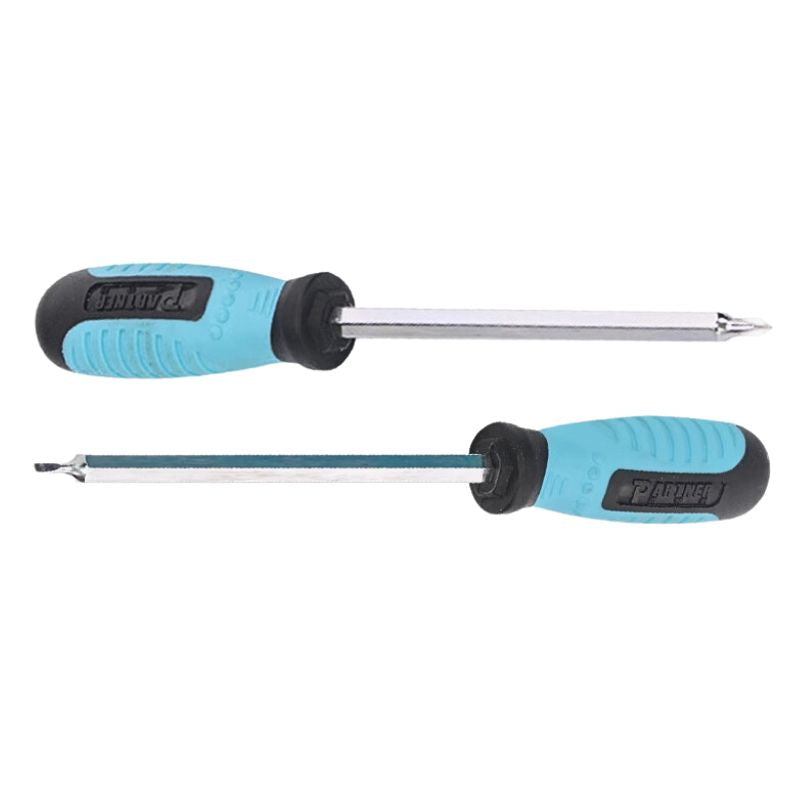 Multipurpose Cross Slotted Flat Hexagonal Screwdriver Steel Hardware T ...