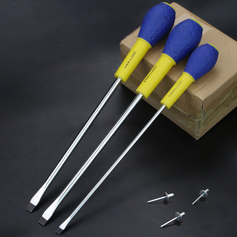 Torpedo-shaped Handle Slotted Flat Screwdriver Magnetic Head Hardware ...