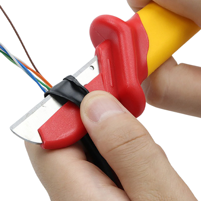 Electrician Stripping Knife VDE Insulated Knife Wire Cable Sharp Cutte ...