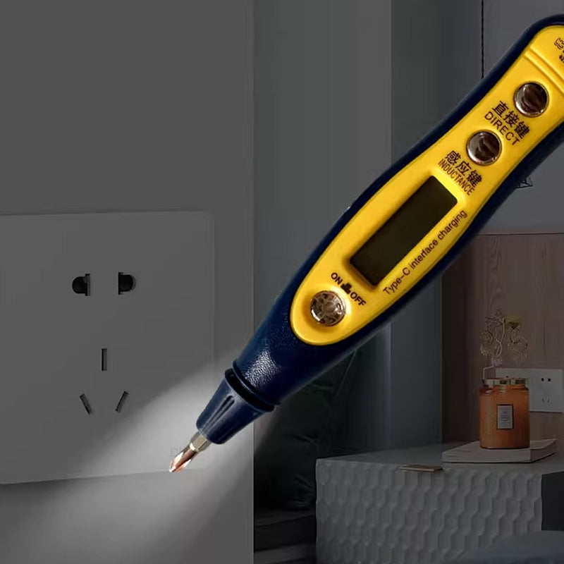 Multifunctional Electric Induction Measuring Pen LED Power Line Detect ...