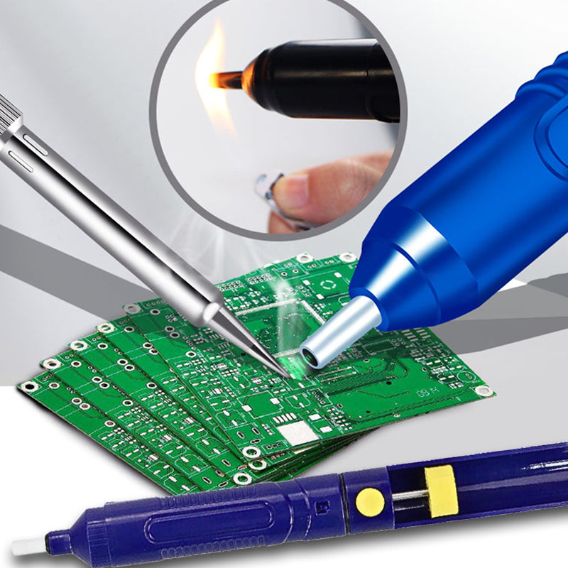 Powerful Desoldering Pump Solder Sucker Electronic Welding Gun High Su ...